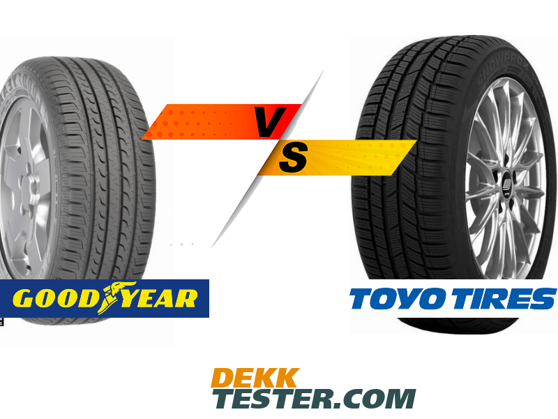 Sammenligning: GoodYear Efficientgrip SUV vs. Toyo Proxes T1 Sport